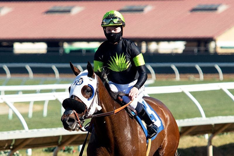 Jessica Pyfer joins record-setting female jockeys with four- | TwinSpires